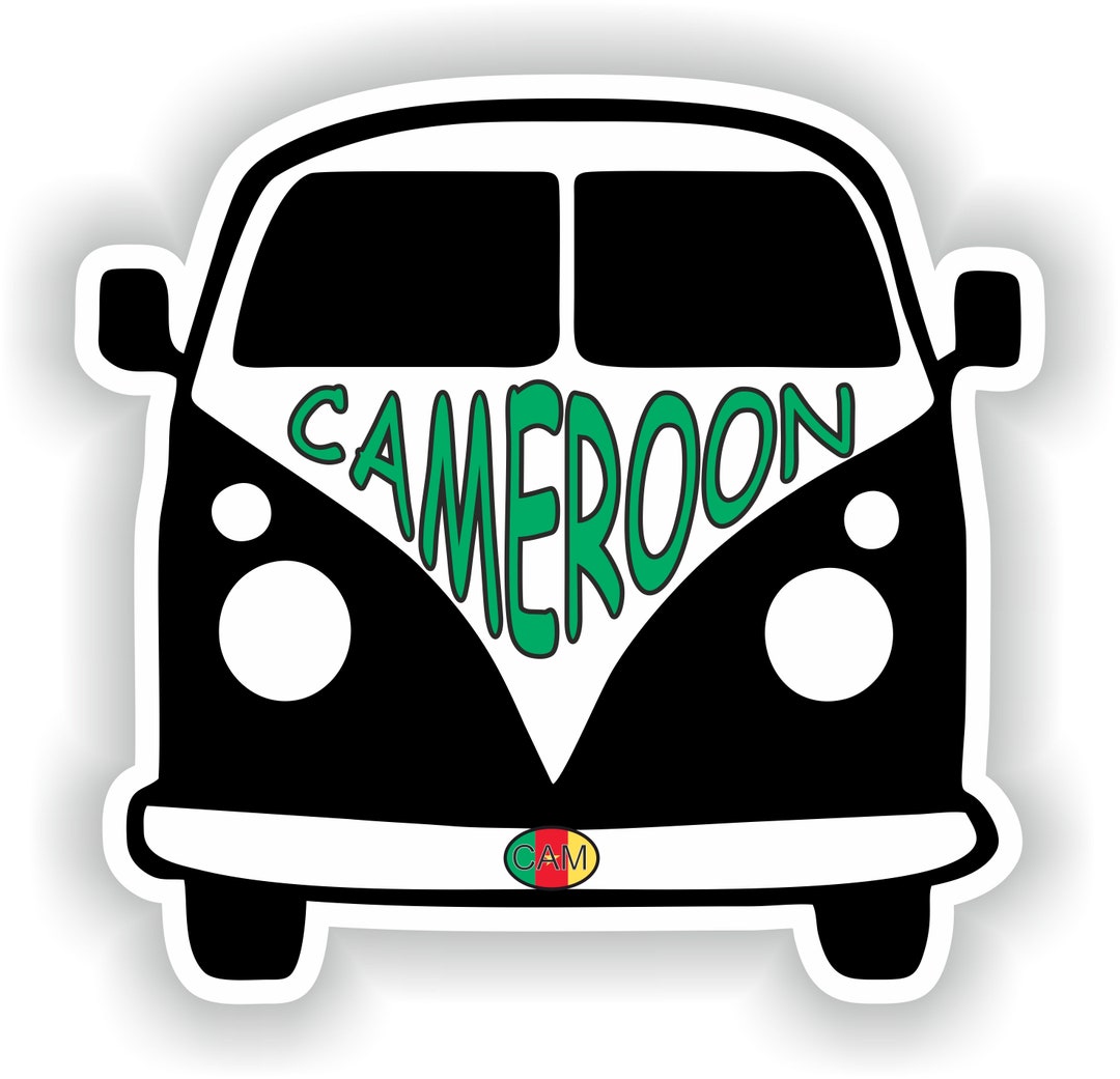 Van Cameroon Sticker for Car Truck Mobile Home Caravane Laptop Book ...