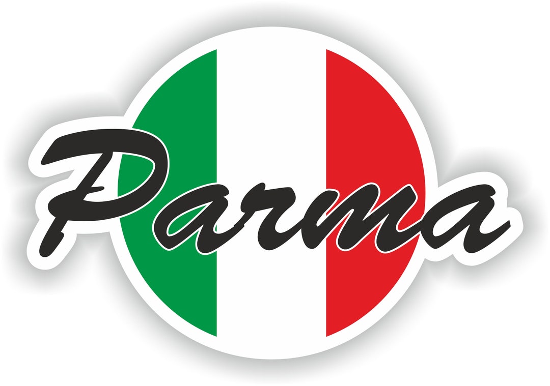Parma Sticker Flag for Laptop Book Fridge Guitar Motorcycle Helmet ...