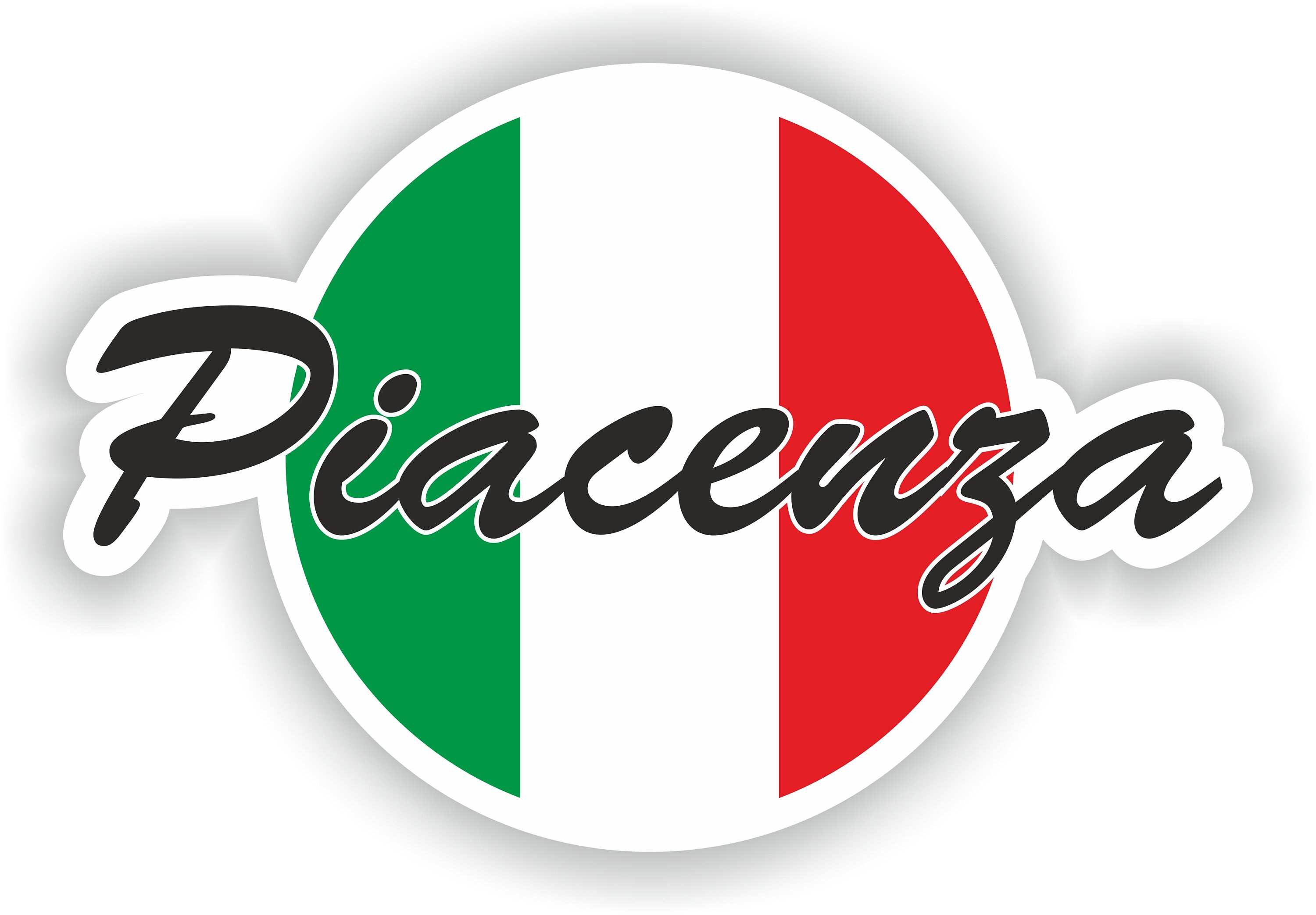 Piacenza Sticker Flag for Laptop Book Fridge Guitar Motorcycle Helmet ...