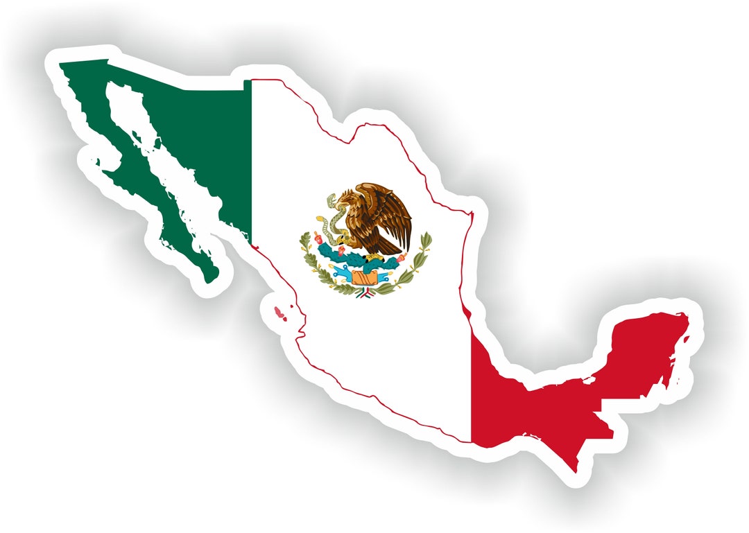 Mexico Map Flag - Digital File Download - Svg, Png, Eps, Jpg - Etsy