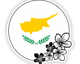 Cyprus Flag Sticker - Etsy