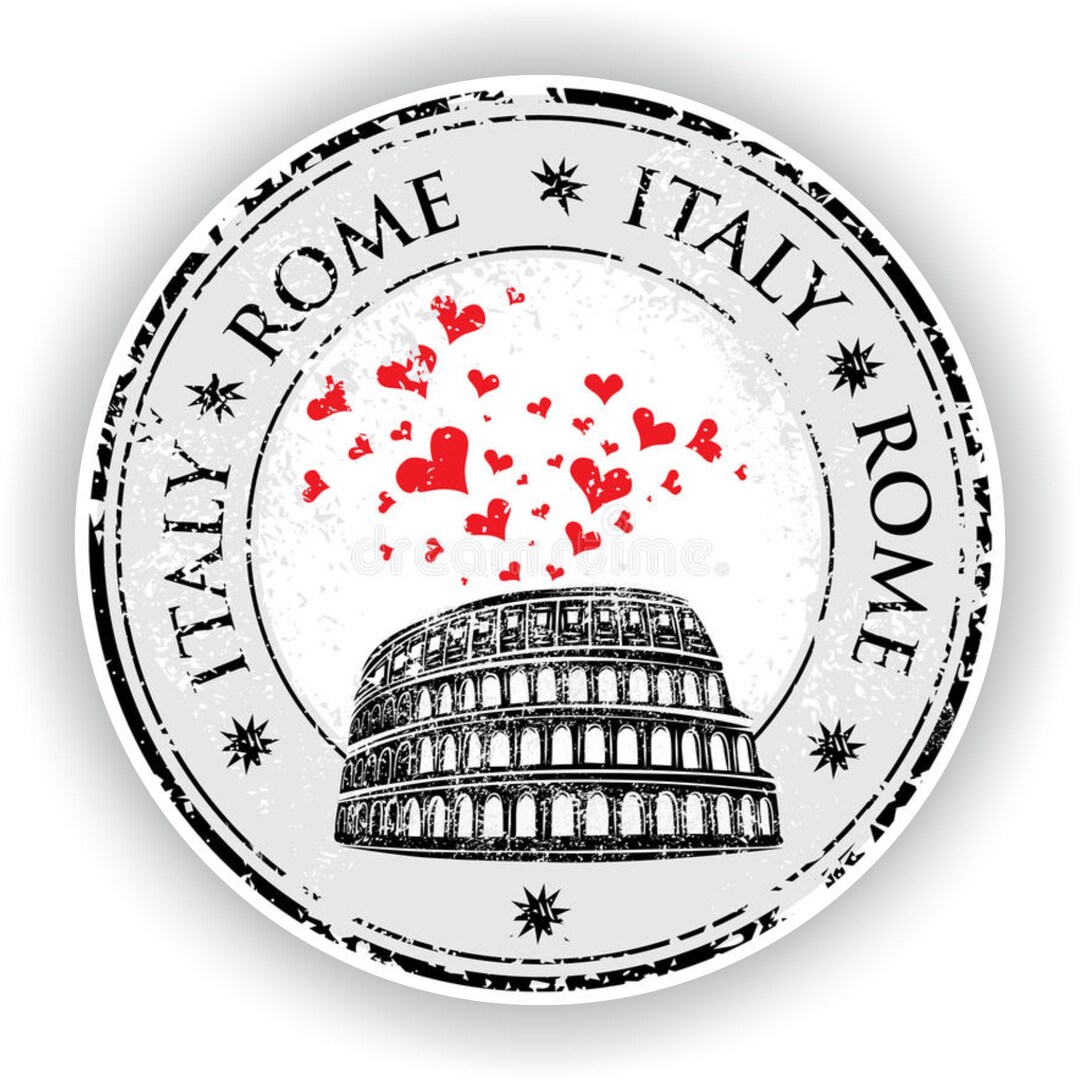 Rome Italy Seal Round Flag - Digital File Download - Svg, Png, Eps, Jpg ...
