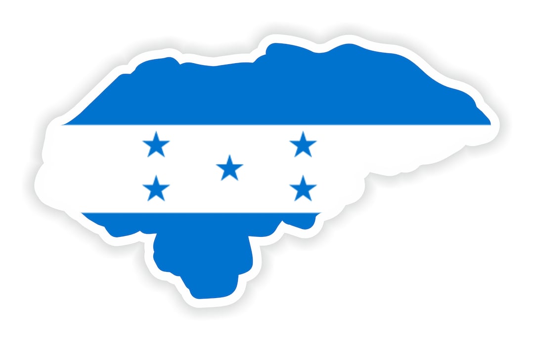 Honduras Map Flag - Digital File Download - Svg, Png, Eps, Jpg - Etsy