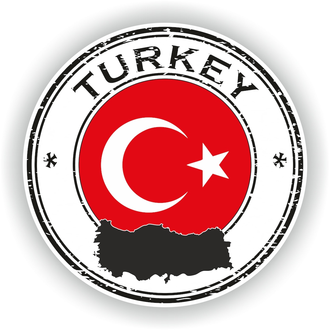 Turkey Seal Round Flag - Digital File Download - Svg, Png, Eps, Jpg - Etsy