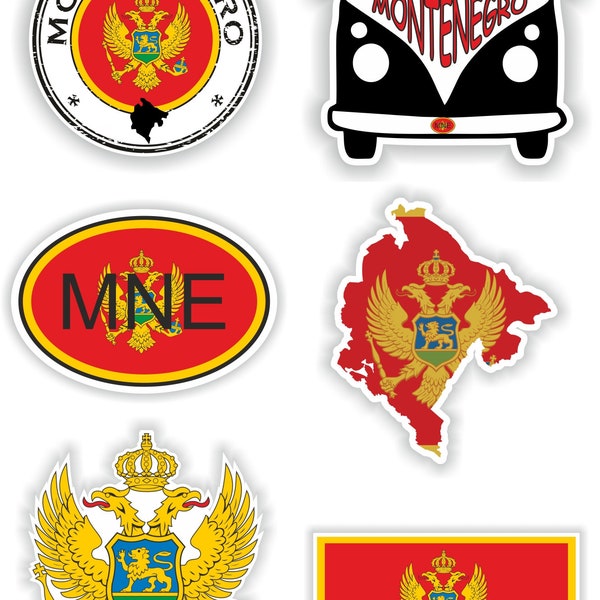 Montenegro Stickers - Etsy