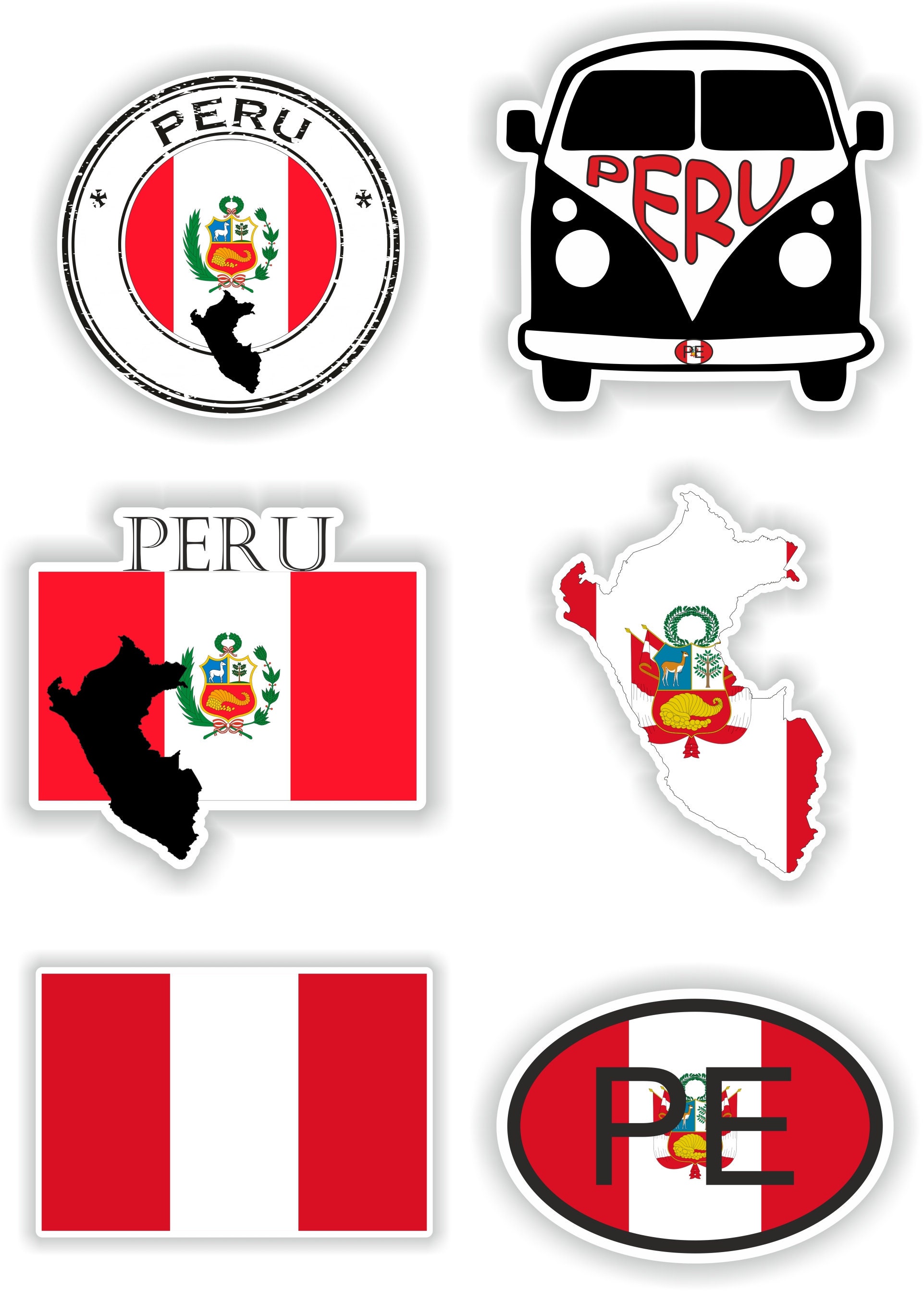 Marca Peru Car Sticker