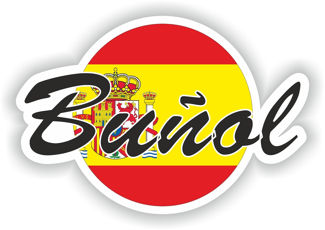 Bunol Spain Sticker Flag for Laptop Book Fridge Guitar Motorcycle ...