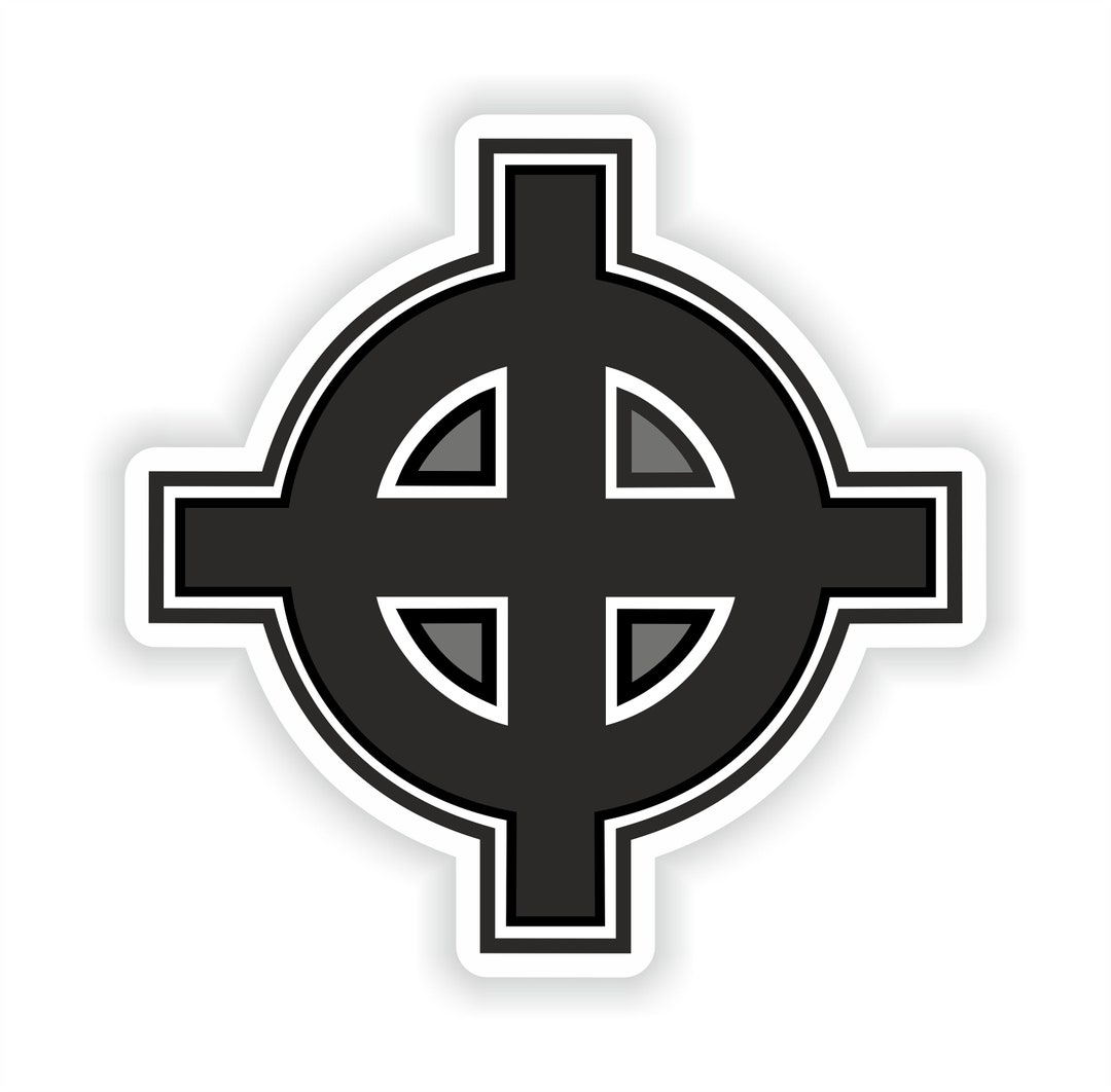 Celtic Cross #01 Sticker for Laptop Book Fridge Guitar Motorcycle ...