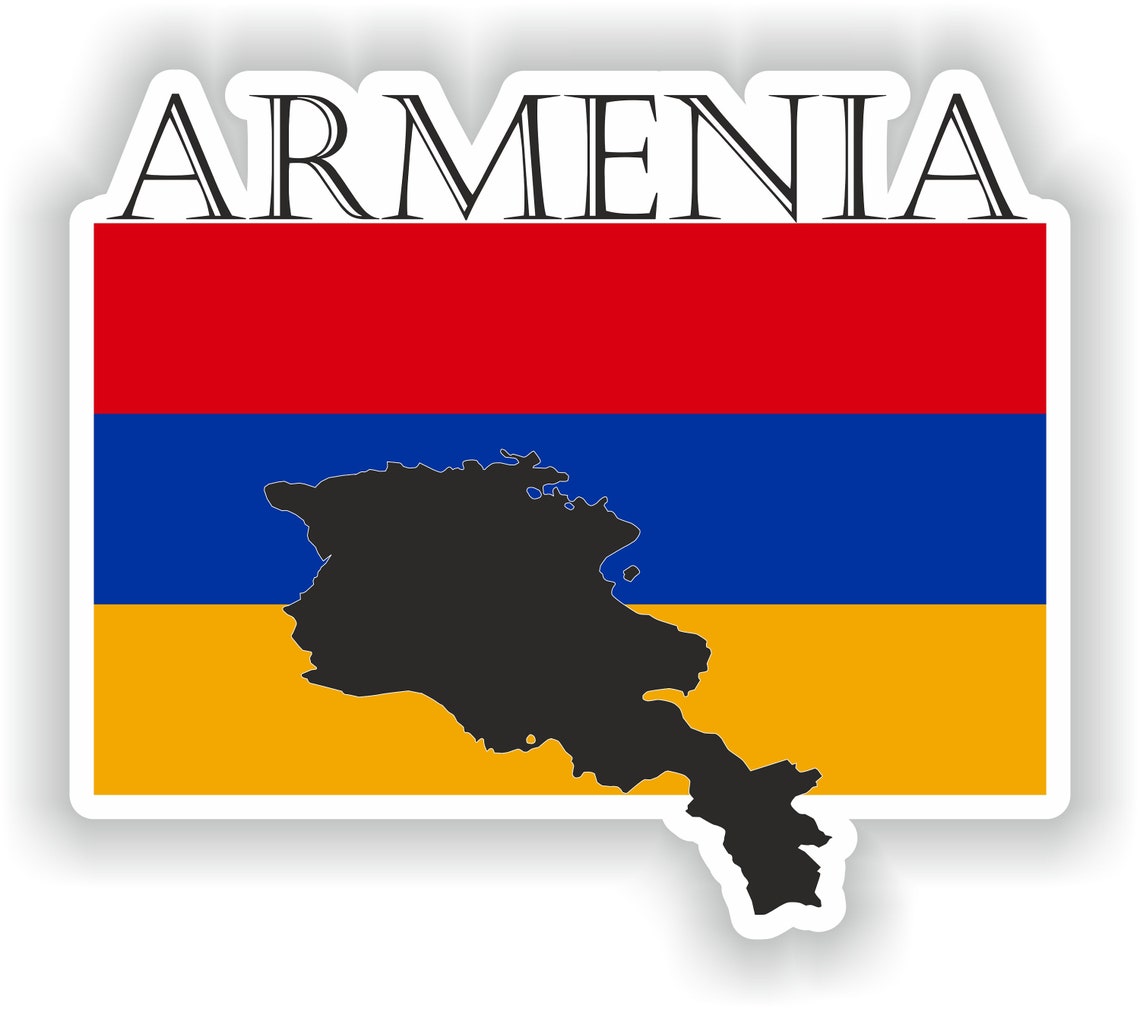Armenia Sticker Flag MF for Laptop Book Fridge Guitar | Etsy