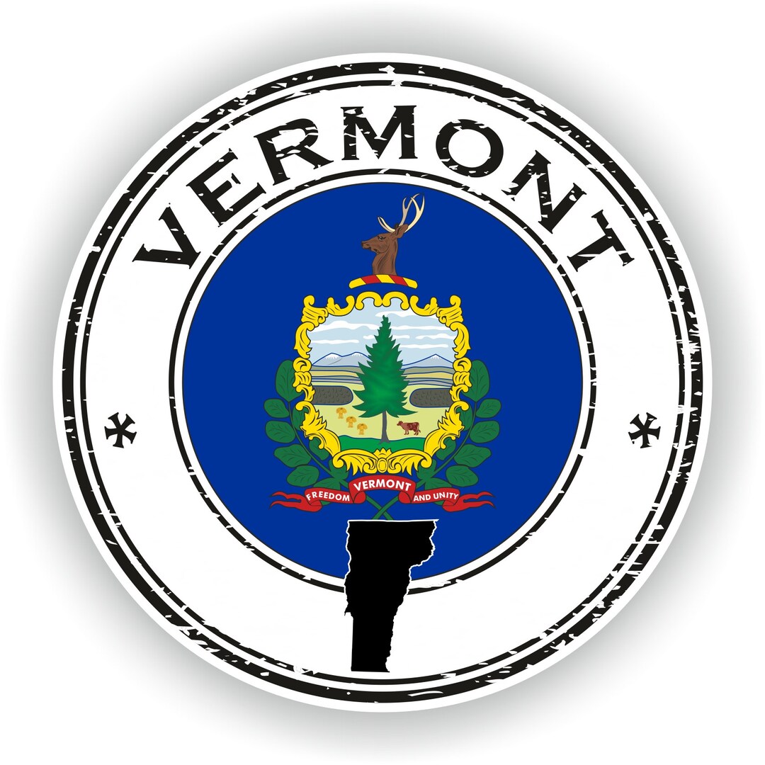 Vermont Seal Round Flag - Digital File Download - Svg, Png, Eps, Jpg - Etsy