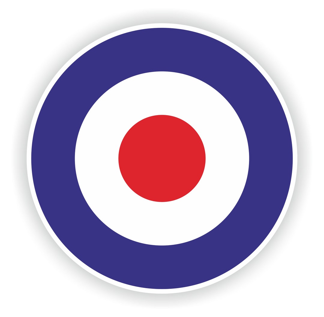RAF Royal Air Force Roundel Military Sticker for Laptop Book Fridge ...
