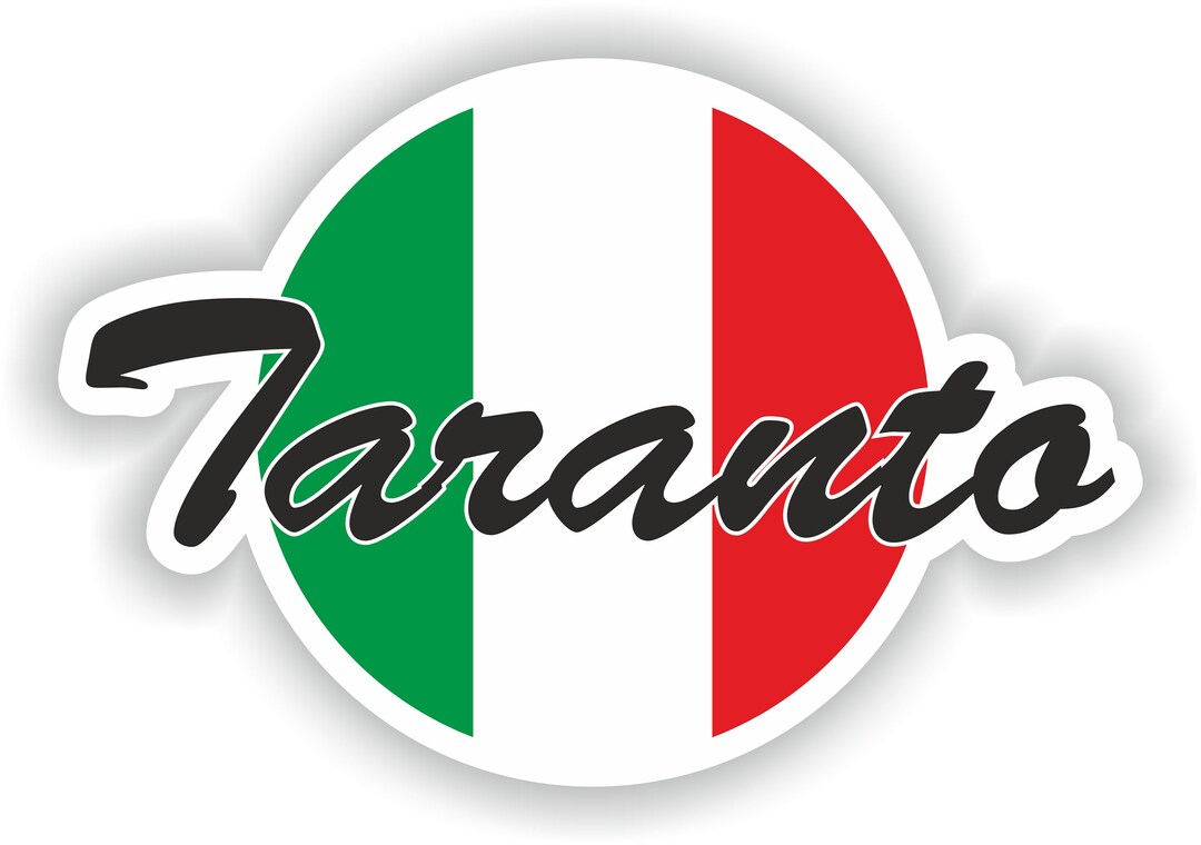 Taranto Sticker Flag for Laptop Book Fridge Guitar Motorcycle Helmet ...