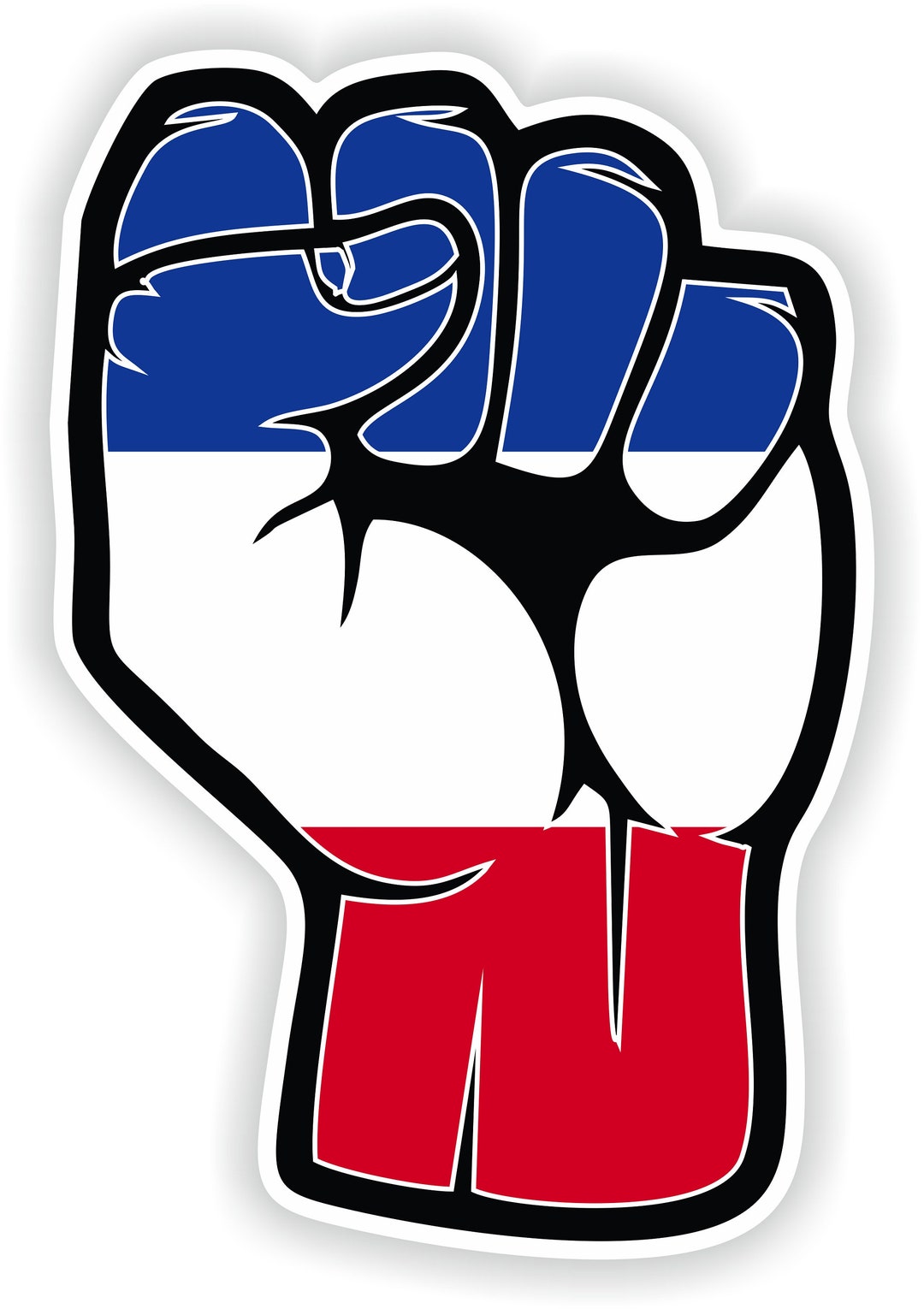 Yugoslavia Sticker Fist Hand for Laptop Book Fridge Guitar Motorcycle ...