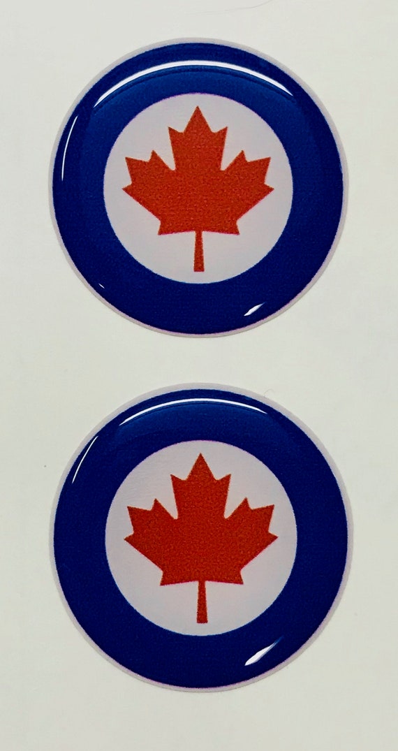 RCAF Canada Seal Roundel Domed Gel 2x Adesivi 3cm | Etsy