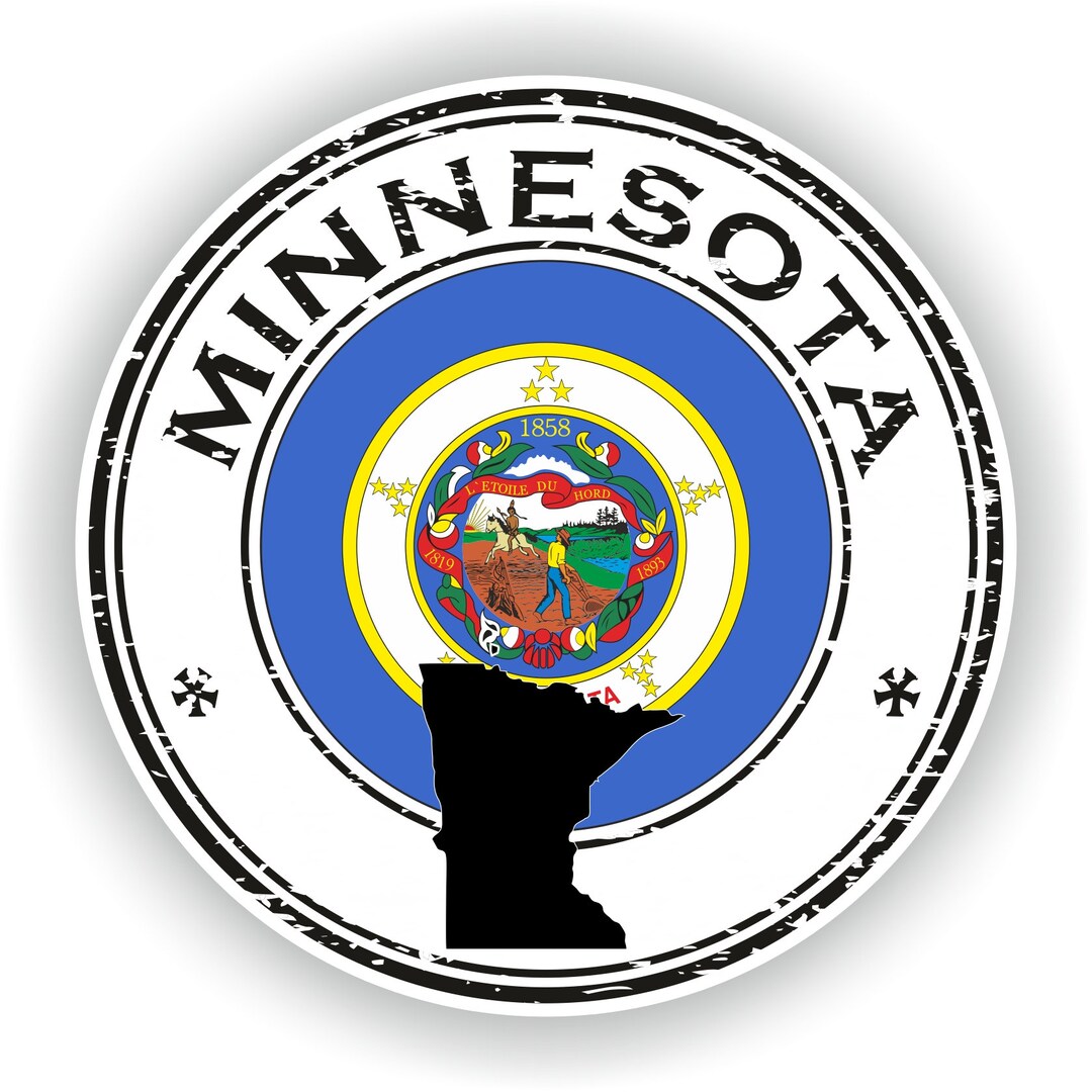 Minnesota Seal Round Flag - Digital File Download - Svg, Png, Eps, Jpg ...