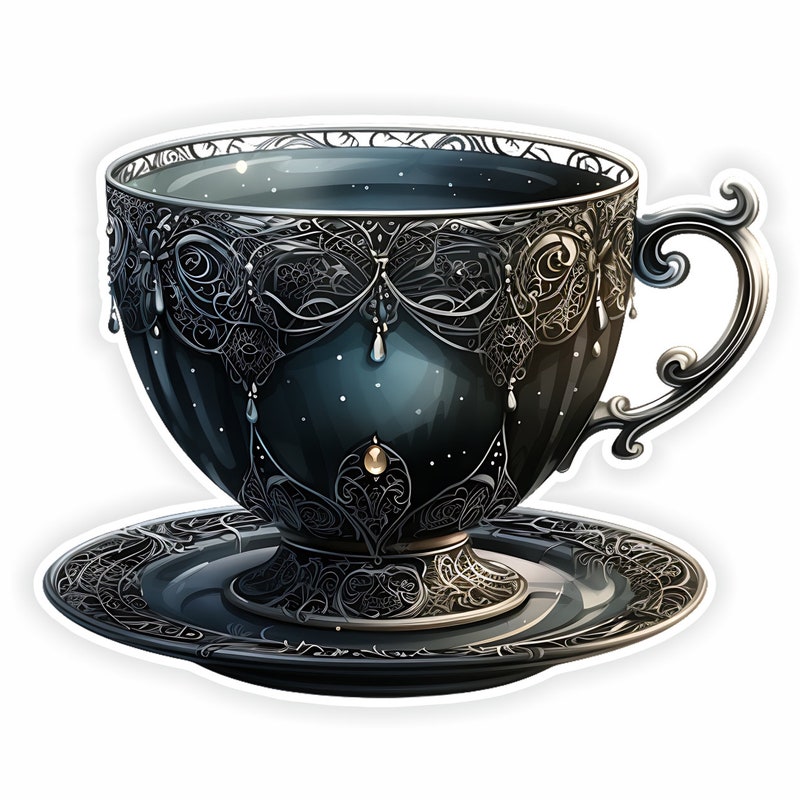 Goth Tea Set - Etsy