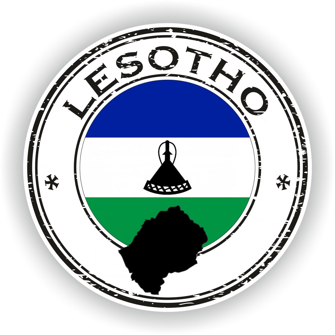 Lesotho Seal Round Flag - Digital File Download - Svg, Png, Eps, Jpg - Etsy