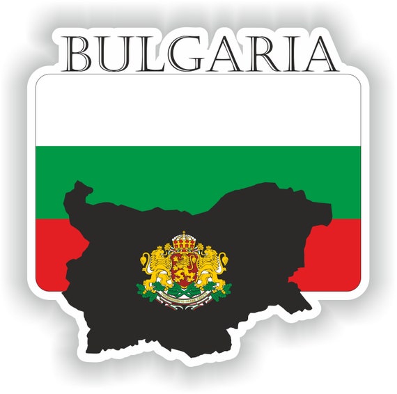 Bulgaria Sticker Flag MF for Laptop Book Fridge Guitar | Etsy
