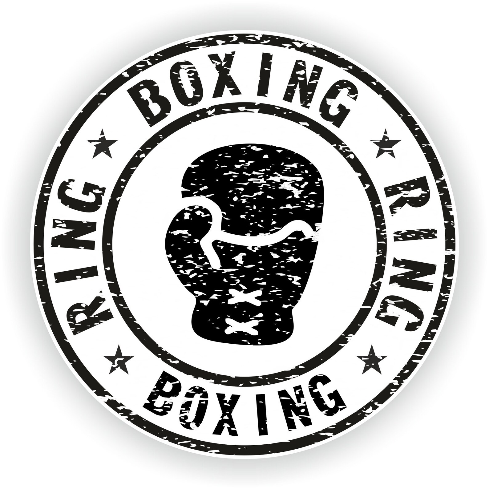 Boxing Ring Sticker Seal for Bumper Car Van Truck Motorcycle Helmet ...