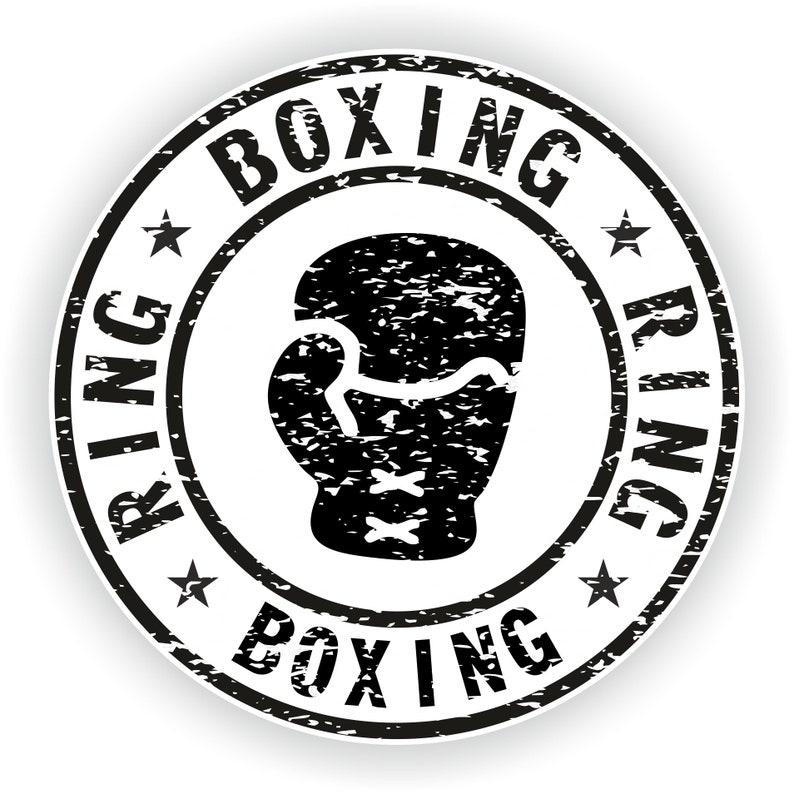 Boxing Ring Sticker Seal for Bumper Car Van Truck Motorcycle Helmet ...