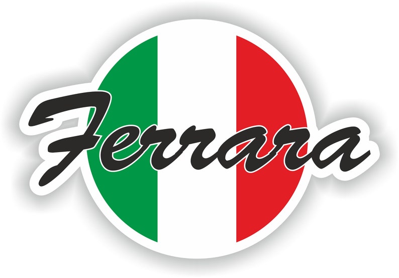 Ferrara Sticker Flag for Laptop Book Fridge Guitar Motorcycle Helmet ...