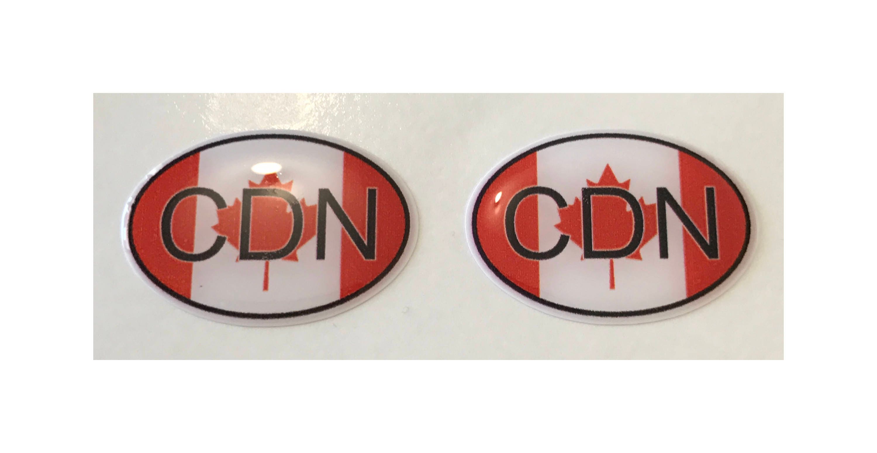 Canada CDN Domed Gel Stickers 2x for Laptop Tablet Book Fridge Guitar ...