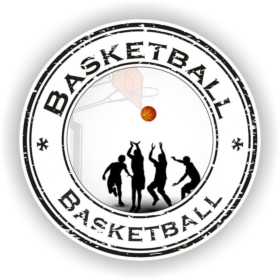 Basketball Sticker Sports for Laptop Book Fridge Guitar Motorcycle ...