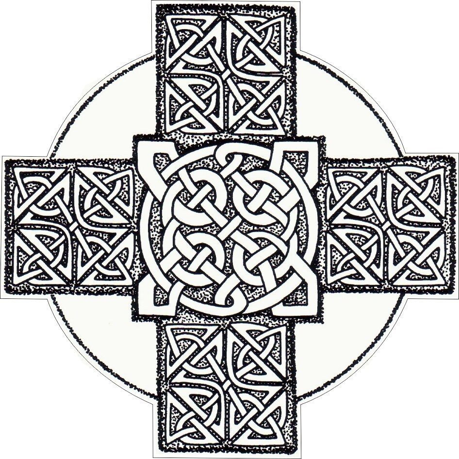 Celtic Cross #07 Sticker for Laptop Book Fridge Guitar Motorcycle ...