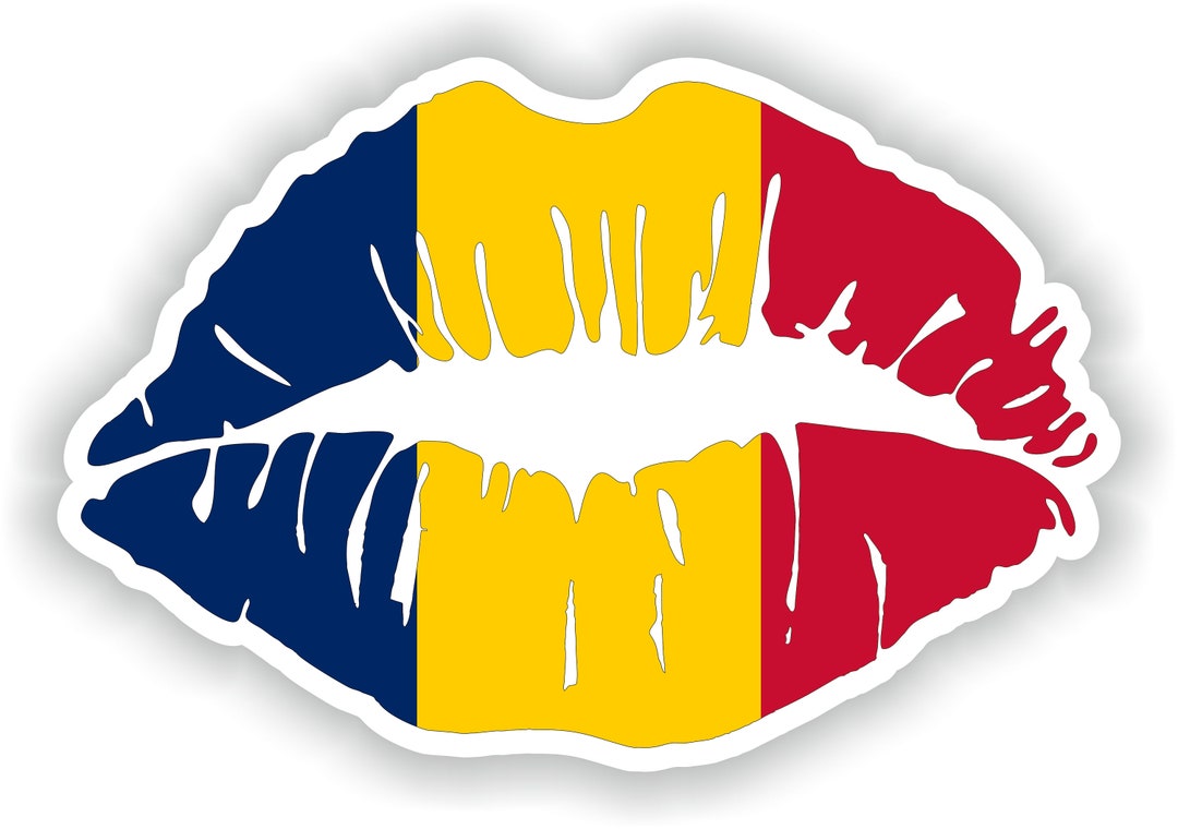 Chad Lips Flag - Digital File Download - Svg, Png, Eps, Jpg - Etsy