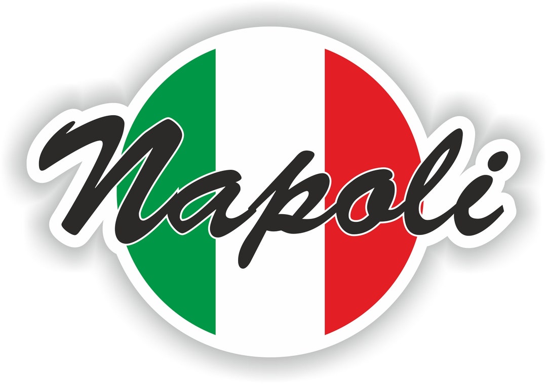 Napoli Sticker Flag for Laptop Book Fridge Guitar Motorcycle - Etsy