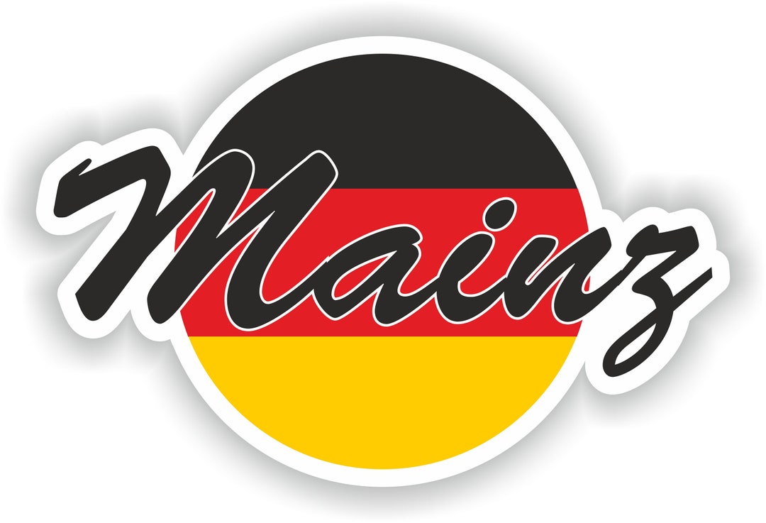 Mainz Sticker Flag for Laptop Book Fridge Guitar Motorcycle Helmet ...