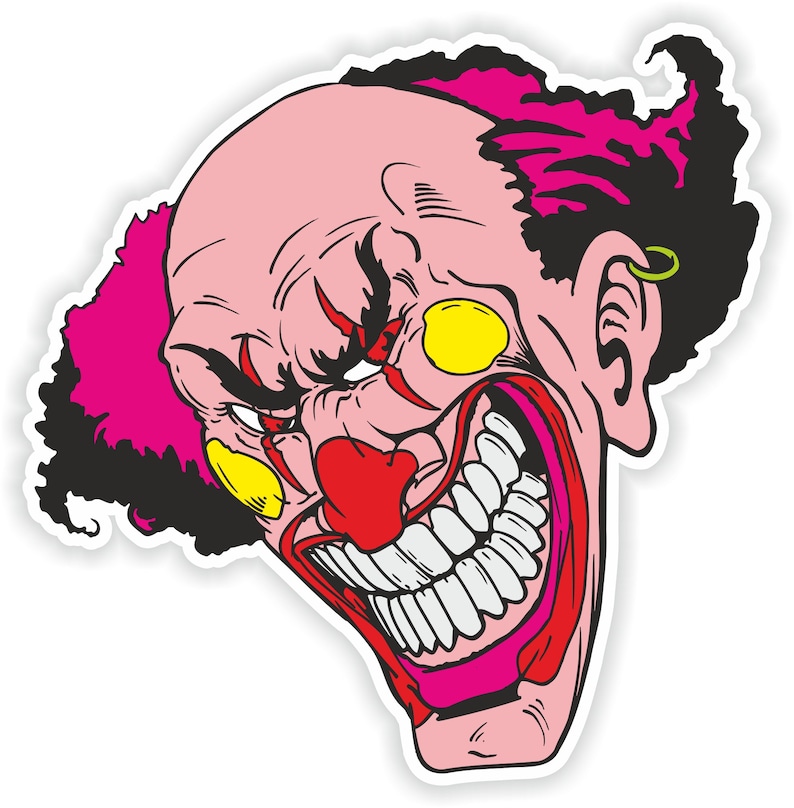 Joker Sticker for Laptop Book Fridge Guitar Motorcycle Helmet Toolbox ...