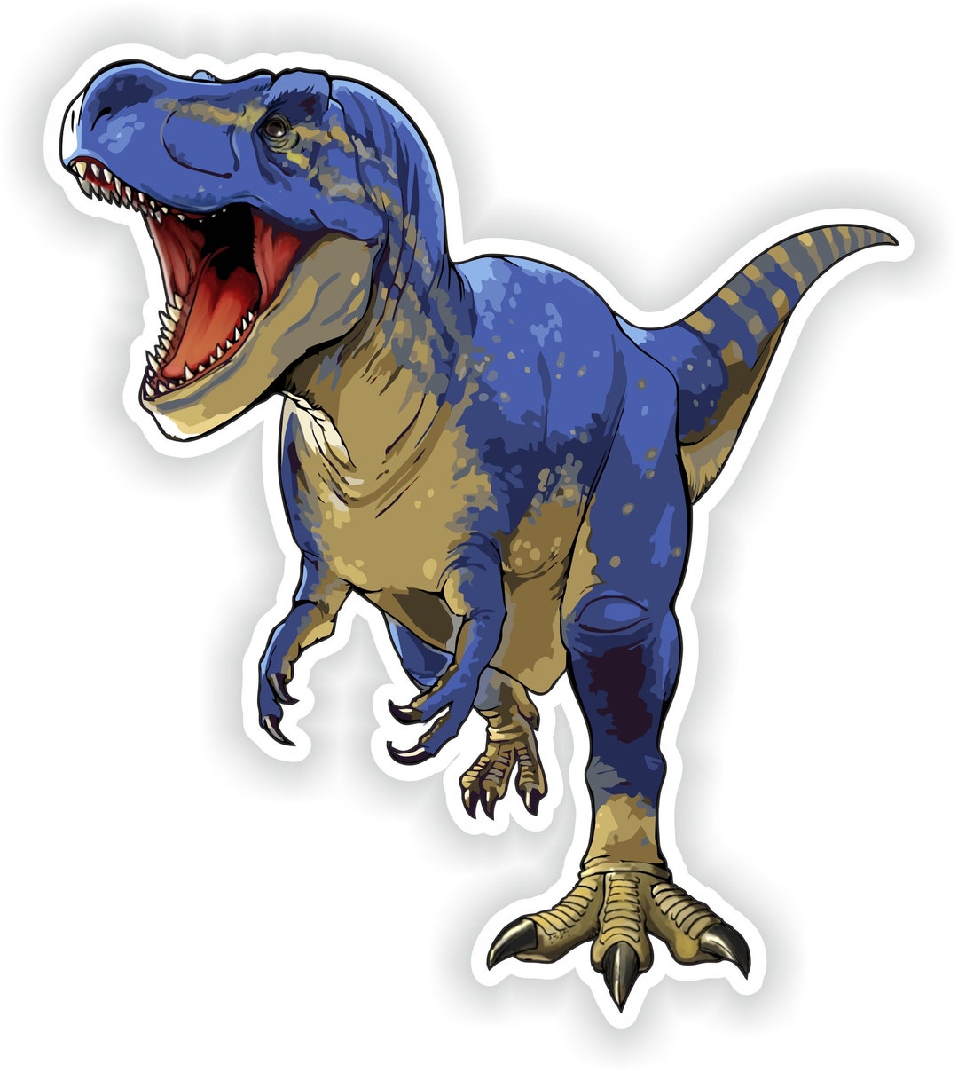 Tyrannosaurus Rex Sticker for Bumper Car Van Truck Motorcycle Helmet ...