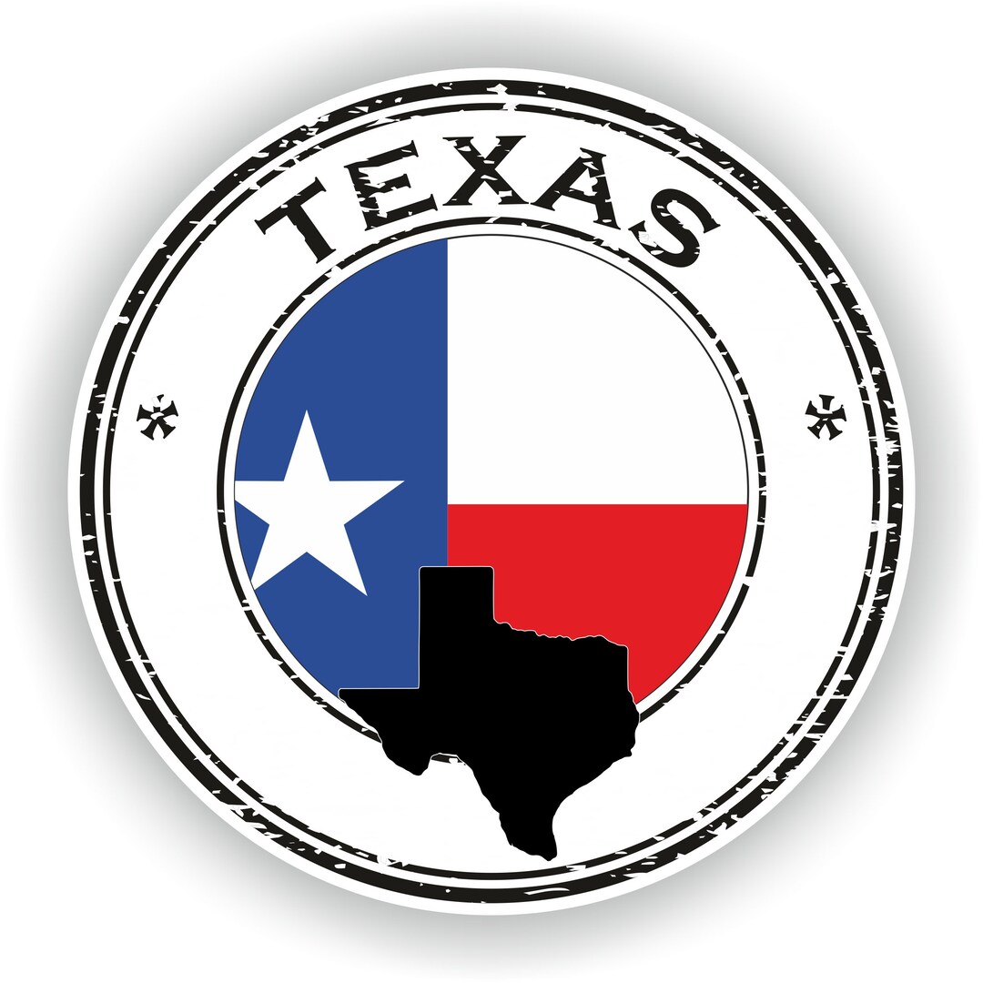 Texas Seal Round Flag - Digital File Download - Svg, Png, Eps, Jpg - Etsy