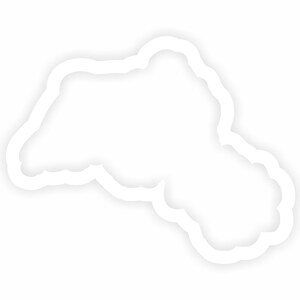 Kurdistan Map Flag Outline Sticker for Laptop Book Fridge Guitar ...