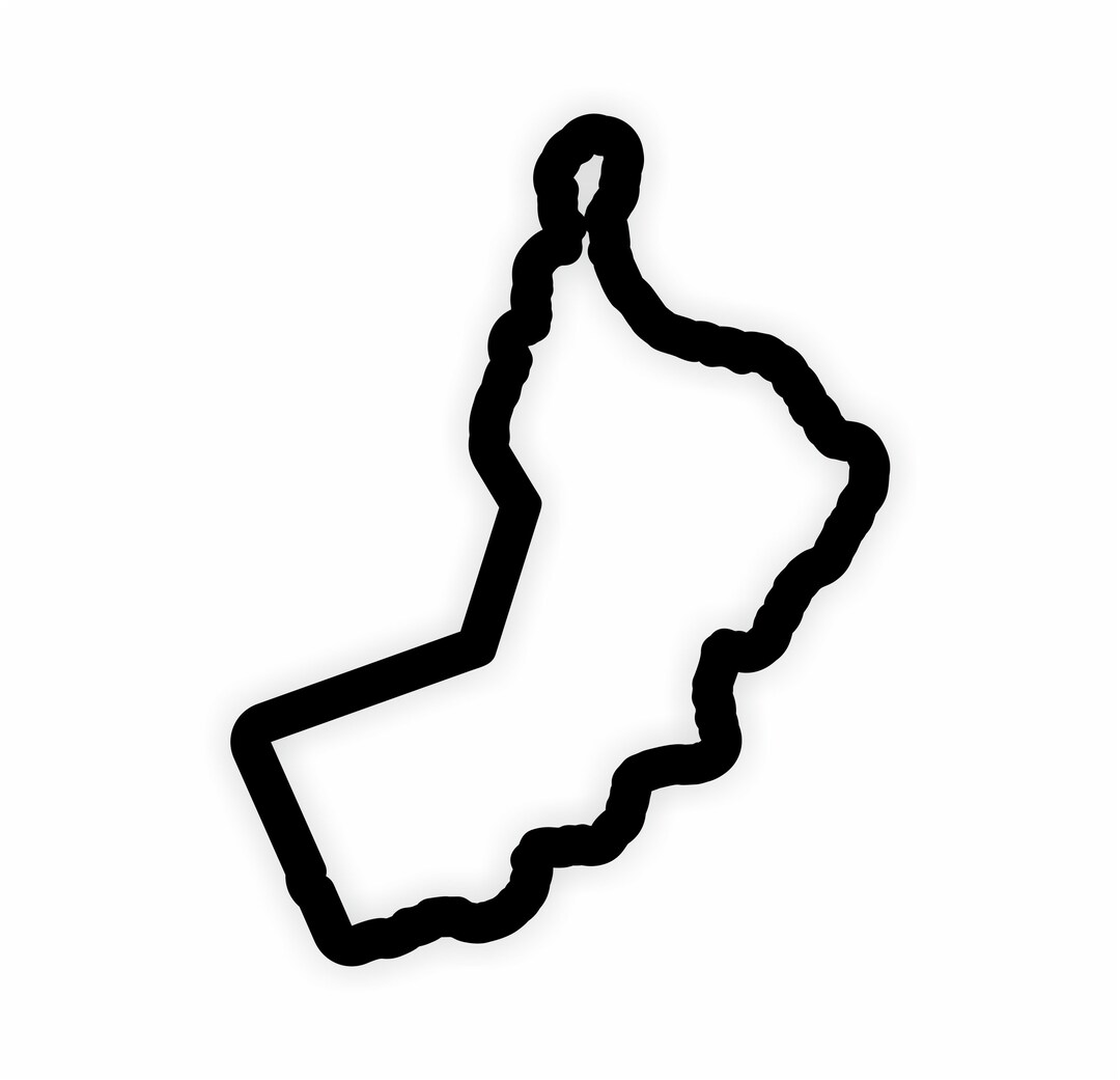 Oman Map Flag Outline Sticker For Laptop Book Fridge Guitar Motorcycle