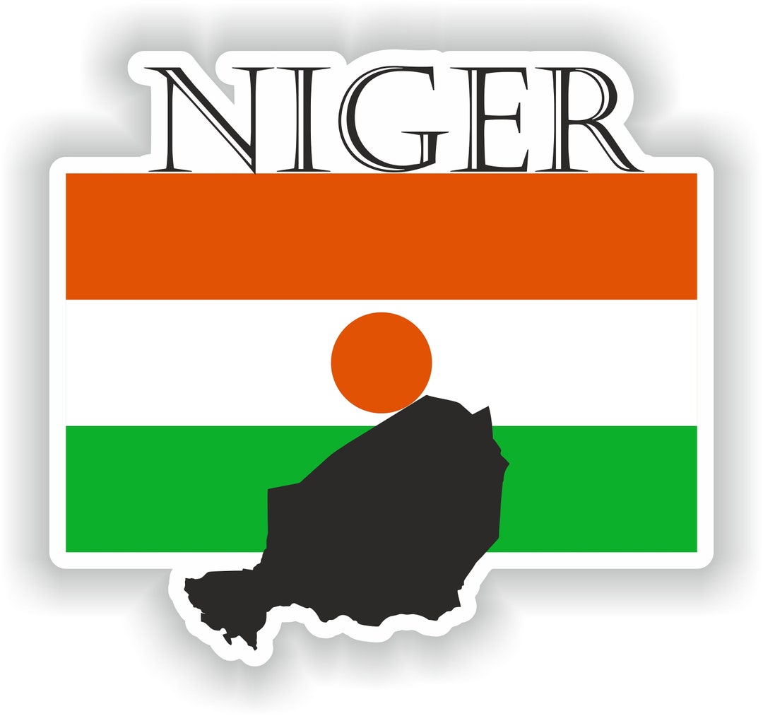 Niger Sticker Flag MF for Laptop Book Fridge Guitar Motorcycle Helmet ...