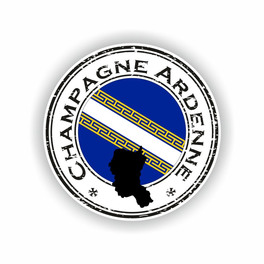 Champagne Ardenne Seal Round Flag - Digital File Download - Svg, Png ...