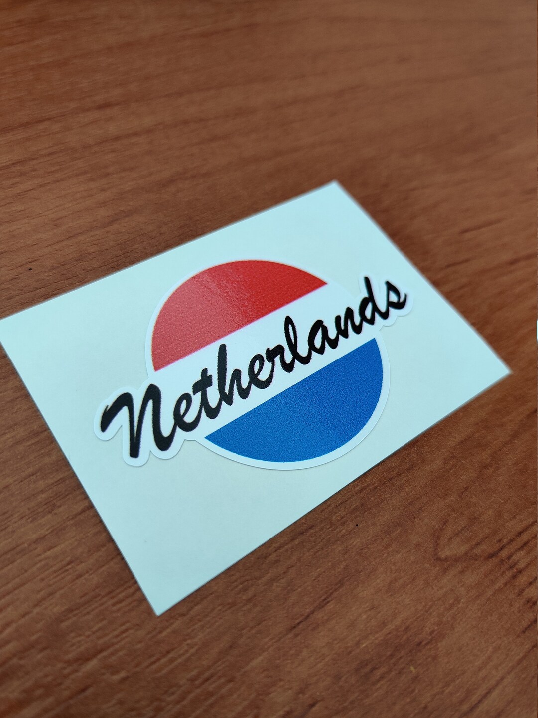 Netherlands Round Flag Sticker for Laptop Book Fridge Guitar Motorcycle ...