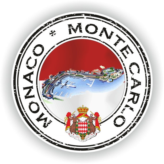 MC MONACO COUNTRY CODE OVAL STICKER r ￡0.99 thenationalherald.com