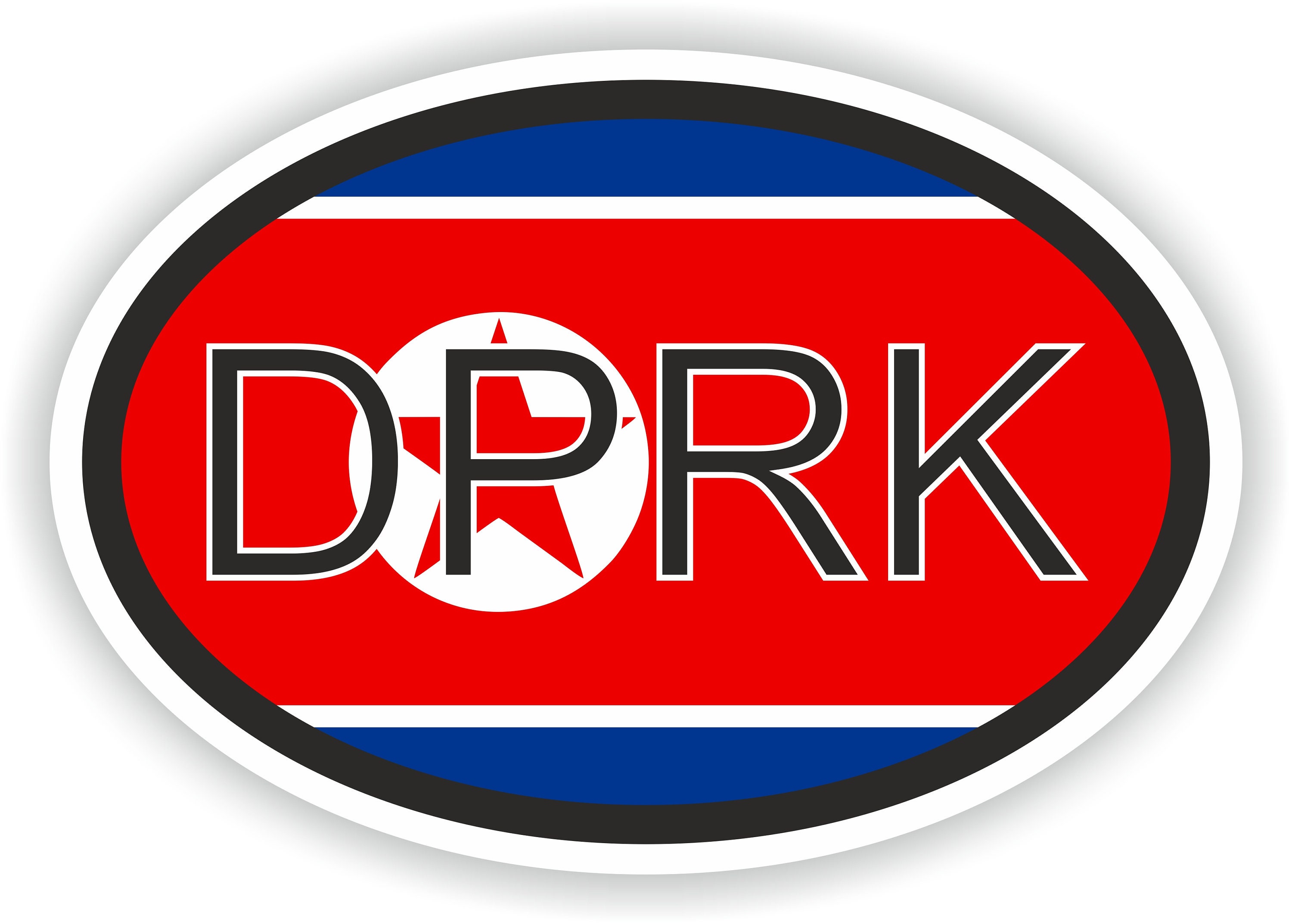 North Korea Country Code Oval Sticker With Flag For Bumper Etsy UK north-korea-country-code-oval-sticker-with-flag-for-bumper-etsy-uk