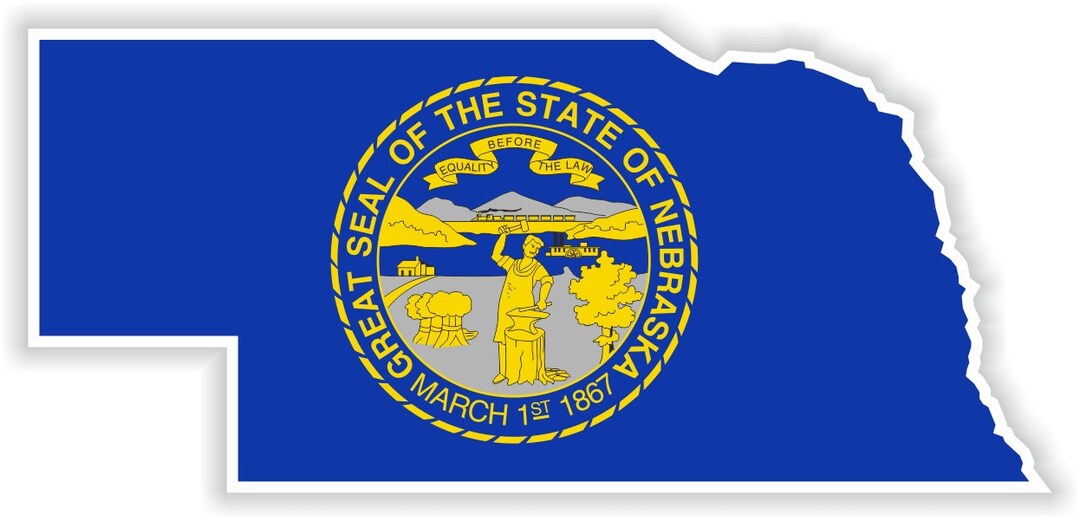 Nebraska Map Flag - Digital File Download - Svg, Png, Eps, Jpg - Etsy