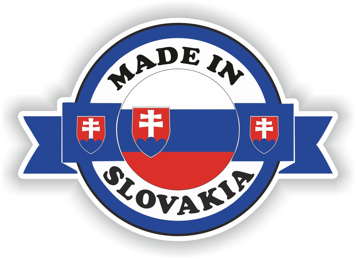 Slovakia Made In Sticker Flag for Laptop Book Fridge Water | Etsy