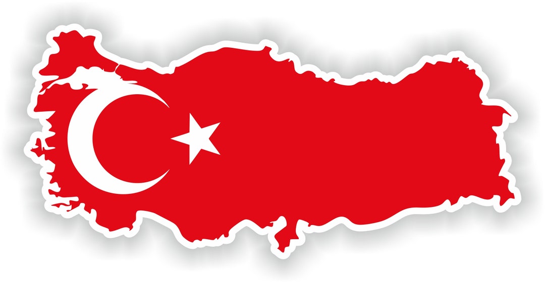 Turkey Map Flag - Digital File Download - Svg, Png, Eps, Jpg - Etsy