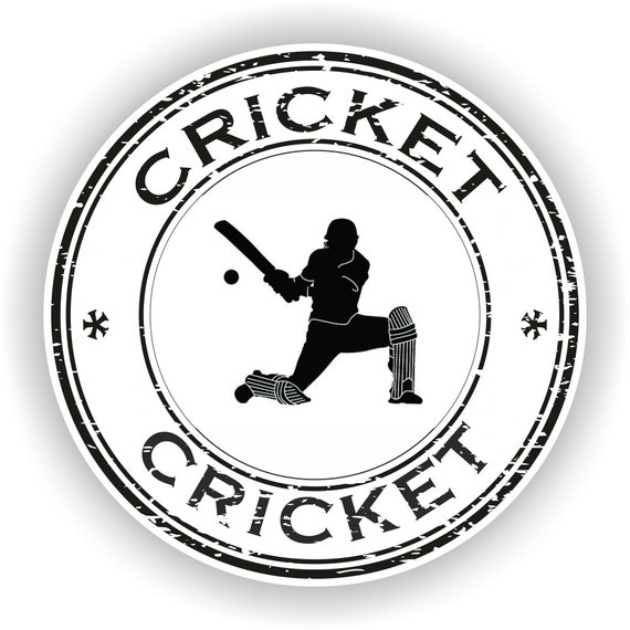 Cricket Sticker Sports for Laptop Book Fridge Guitar | Etsy