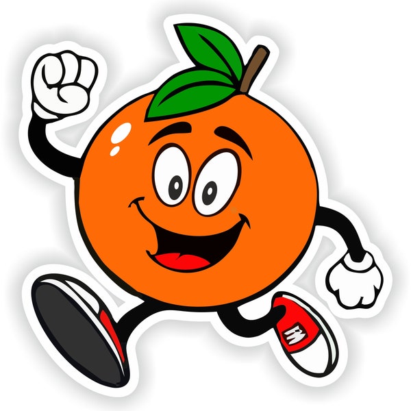 Orange Fruit Sticker Decals - Etsy