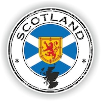 Scotland Seal Round Flag - Digital File Download - Svg, Png, Dxf, Eps ...