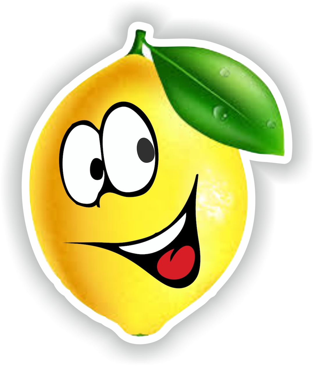 Lemon Fruit Sticker for Laptop Book Fridge Guitar Motorcycle Helmet ...