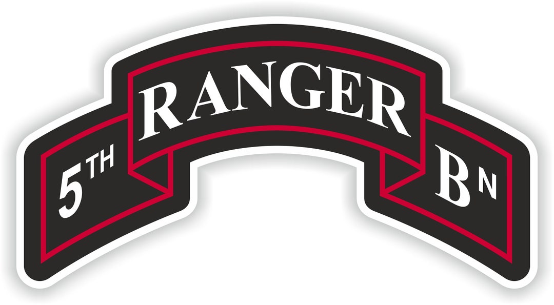 5th Ranger Regiment Insignia Battalion Sticker for Laptop Book Fridge ...