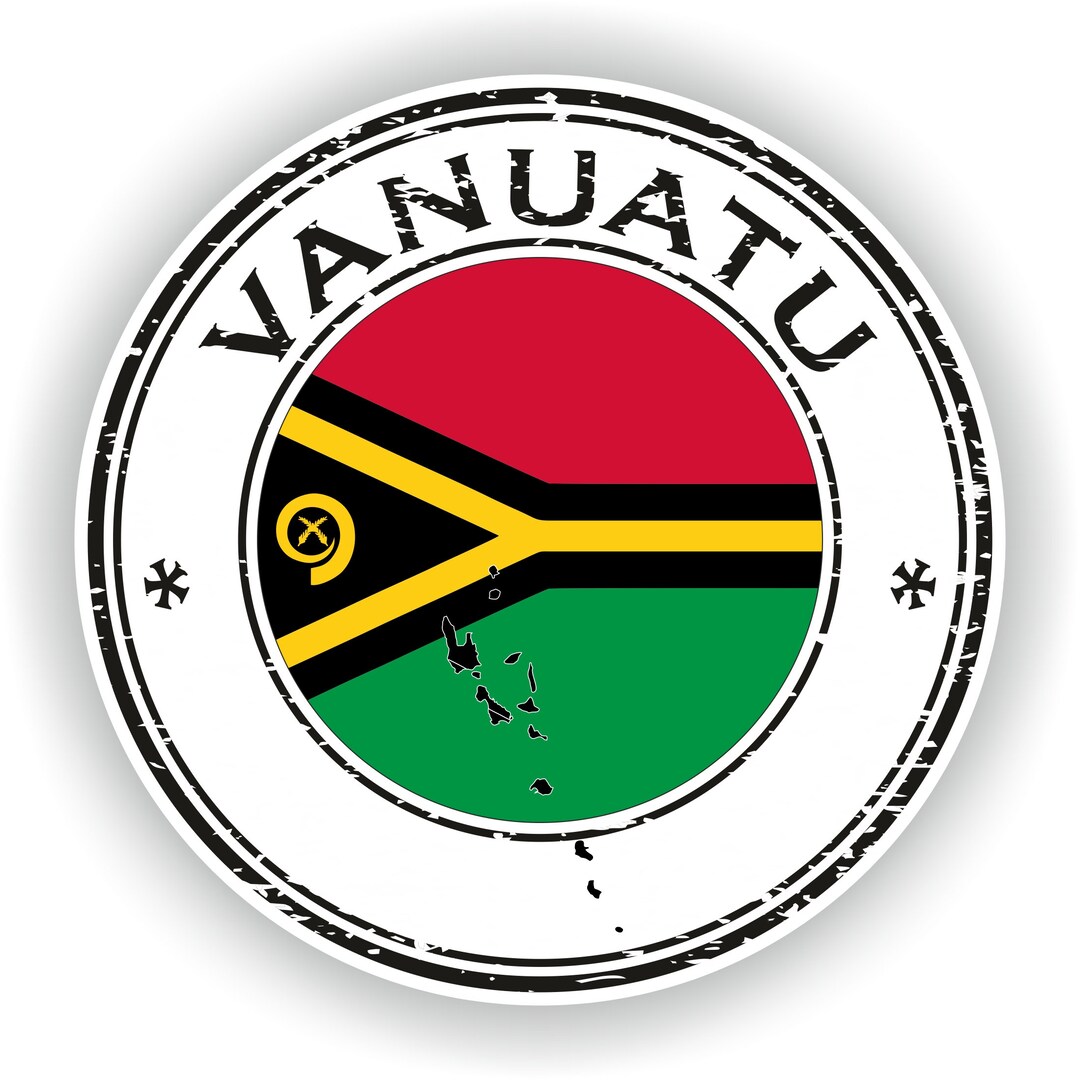 Vanuatu Seal Round Flag - Digital File Download - Svg, Png, Eps, Jpg - Etsy